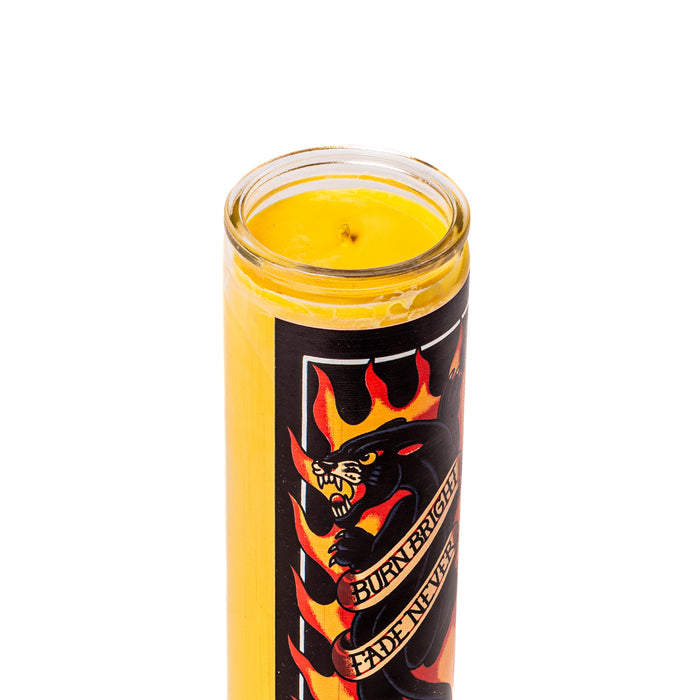 Panther Scented Candle Yellow