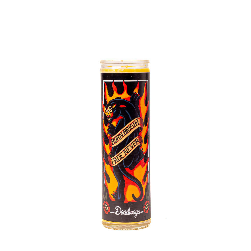 Panther Scented Candle Yellow