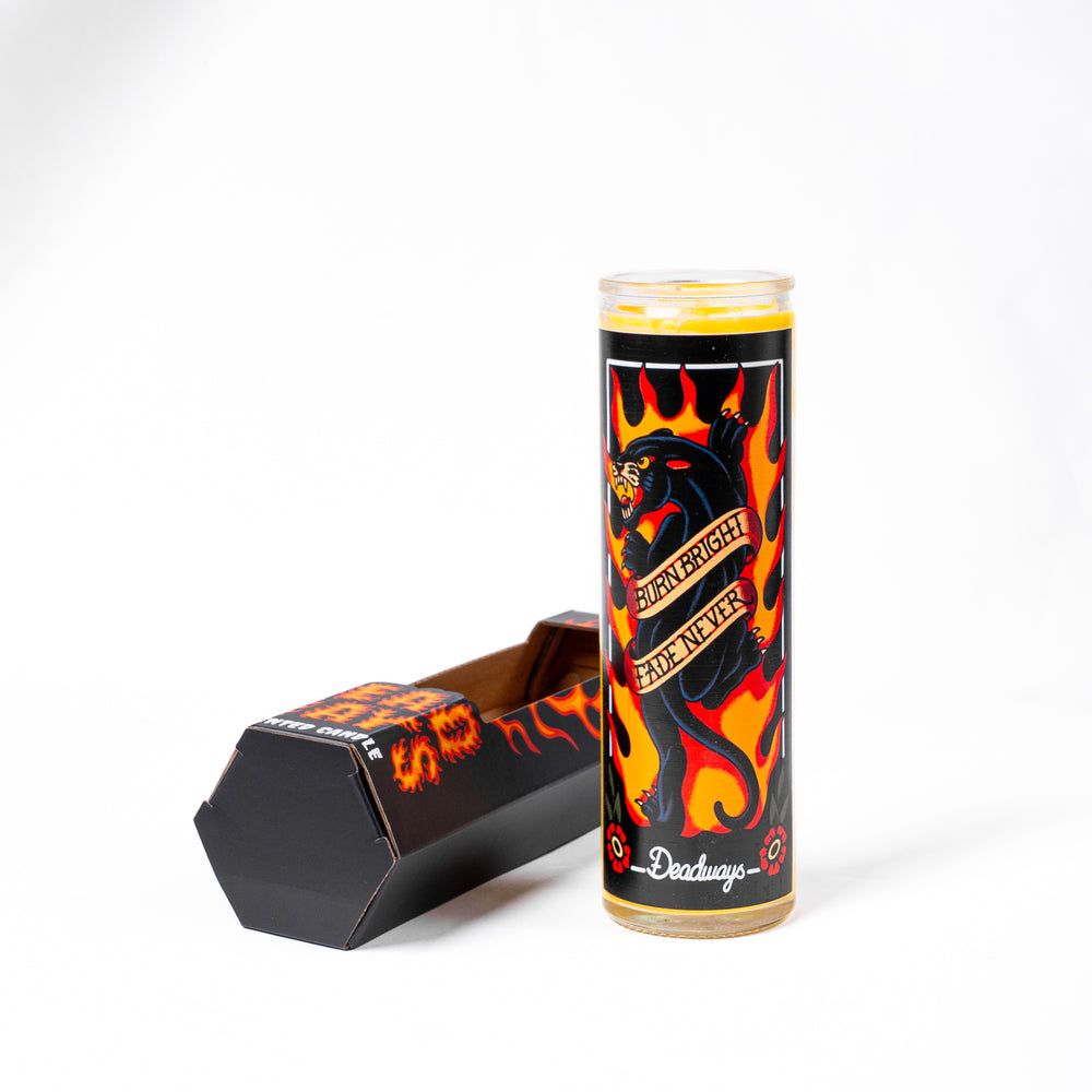 Panther Scented Candle Yellow